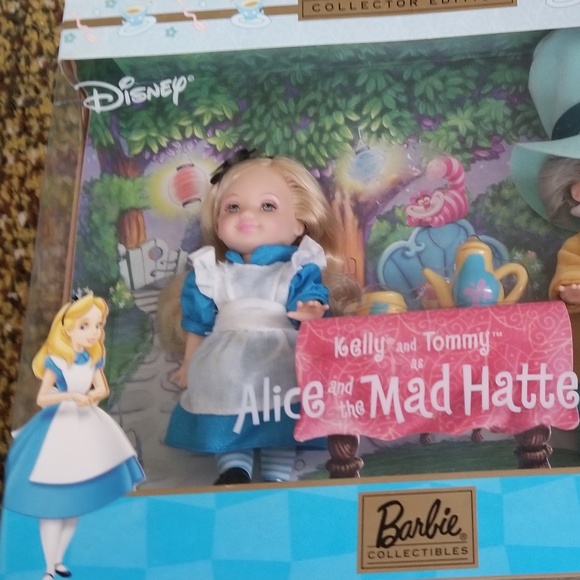 Barbie | Other | Barbie Disney Alice In Wonderland And Mad Hatter Doll ...